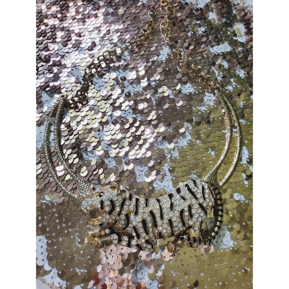 Vintage | Jewelry | Tiger Collar Necklace | Poshmark